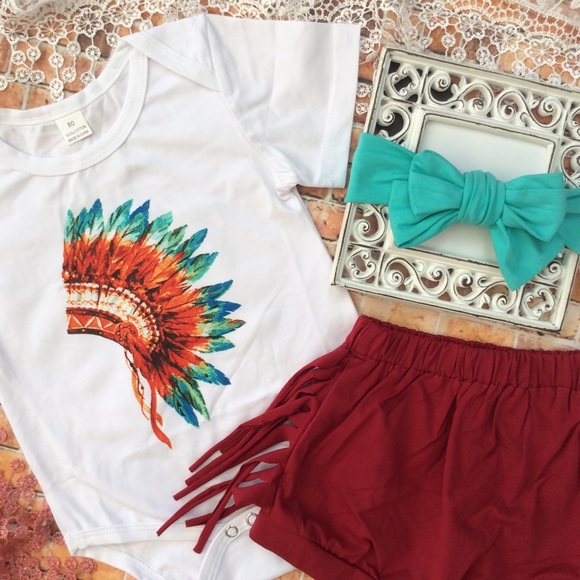 Matching Sets | Boutique Baby Native American 3pc Outfit | Poshmark